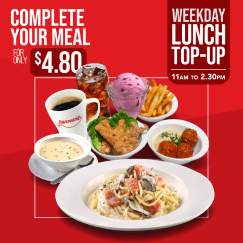 Weekday Lunch Top Up - Swensen's Singapore